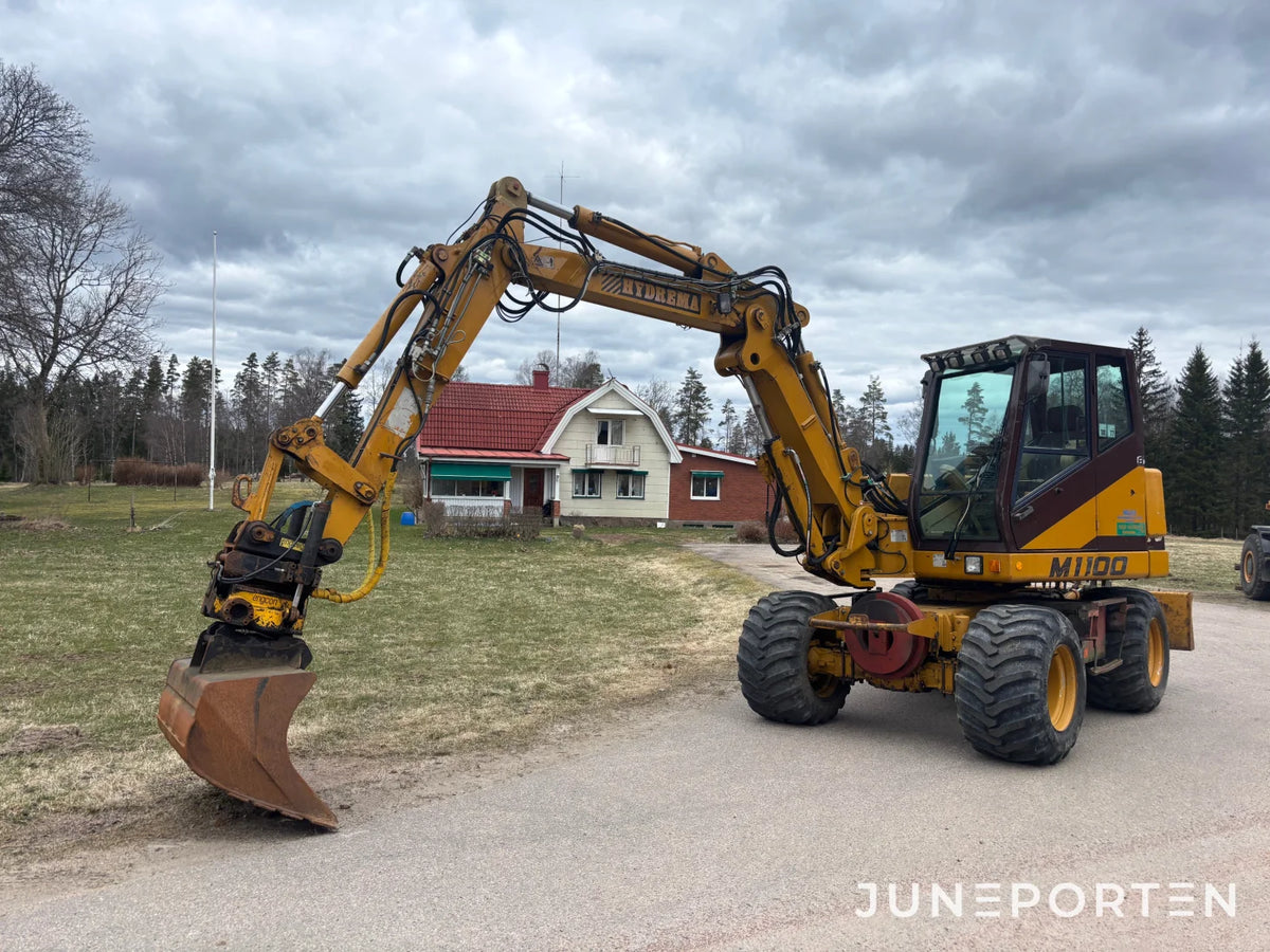 Hjulgrävare Hydrema M1100 inkl redskap