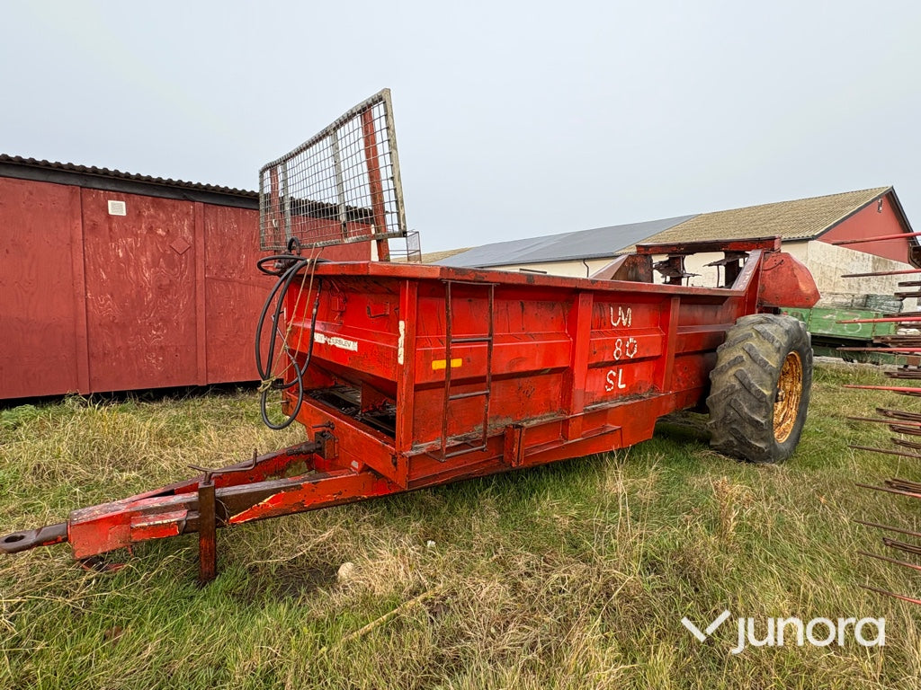 Gödselspridare – Uggerbys Maskinfabrik, UM 80 SL