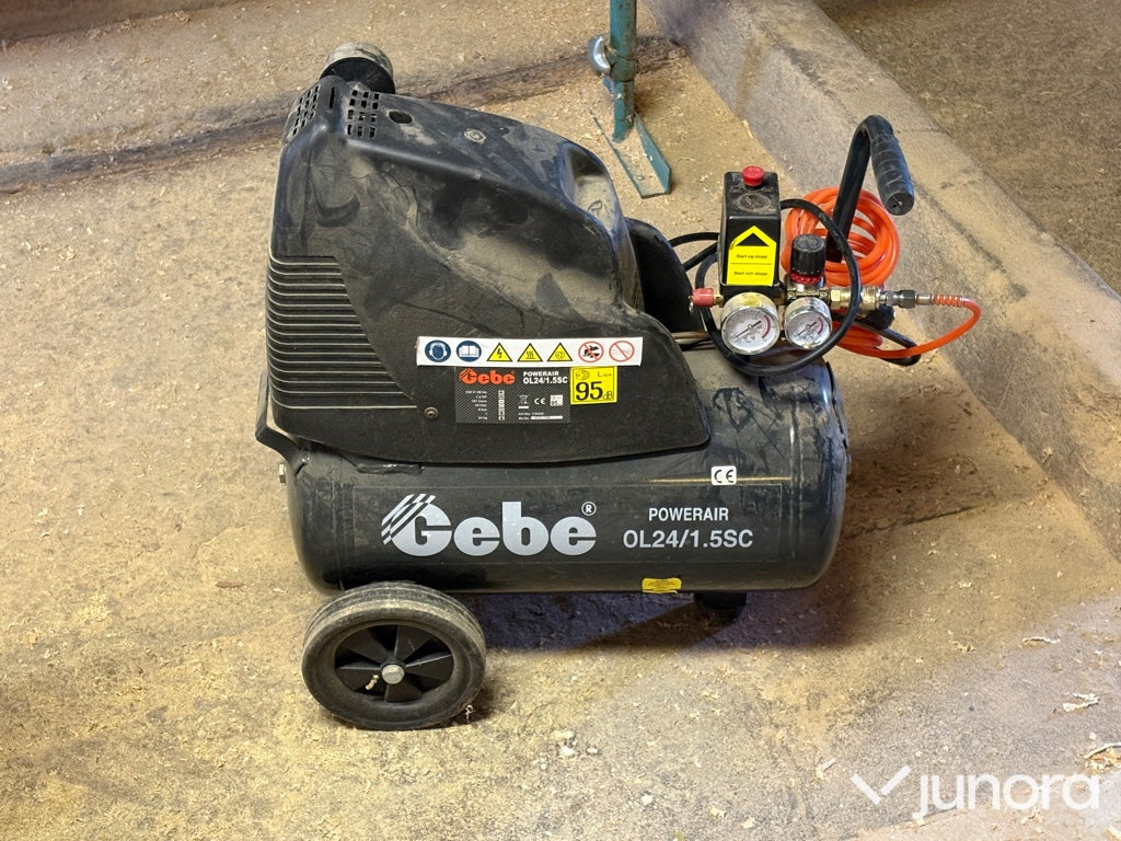 Kompressor på hjul Gebe OL24/1,5SC
