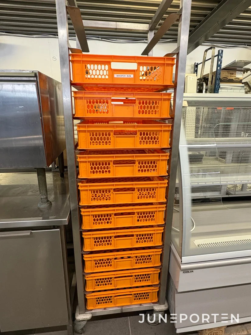 Transportvagn inkl 10st backar